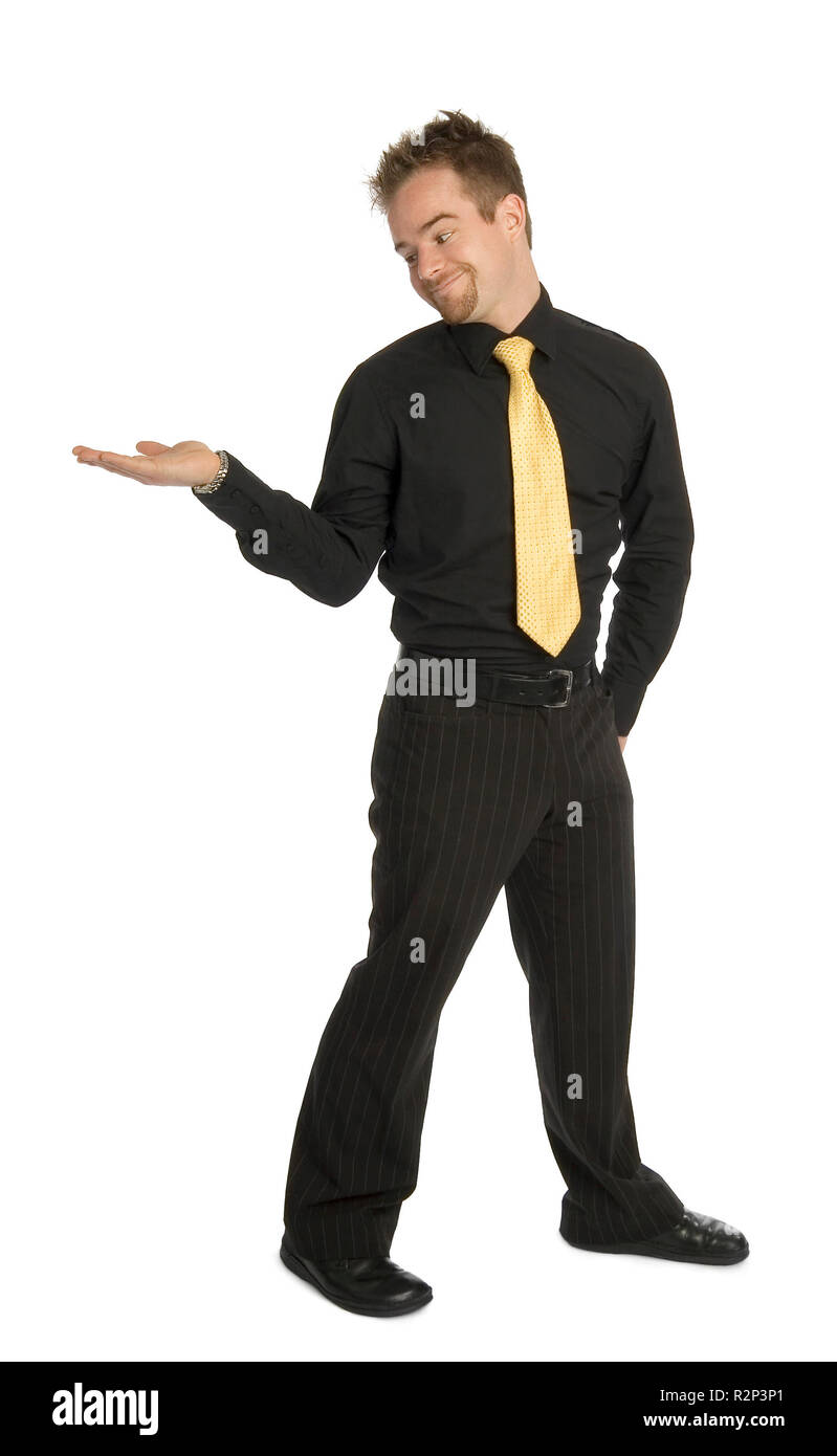 Male teens presenting Cut Out Stock Images & Pictures - Alamy