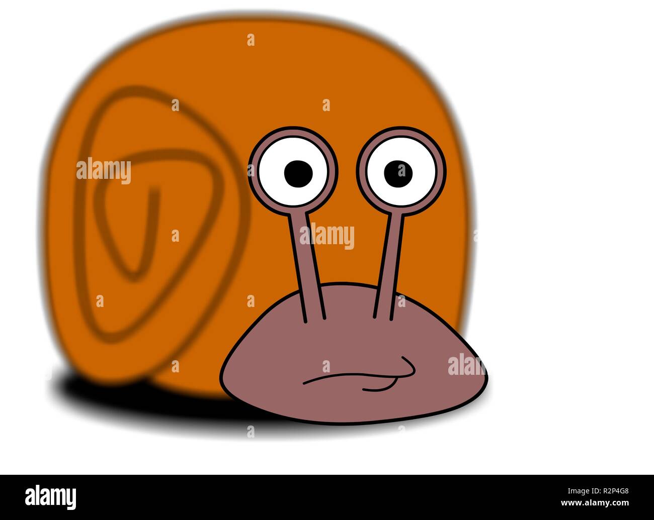 snail (children's book Stock Photo - Alamy