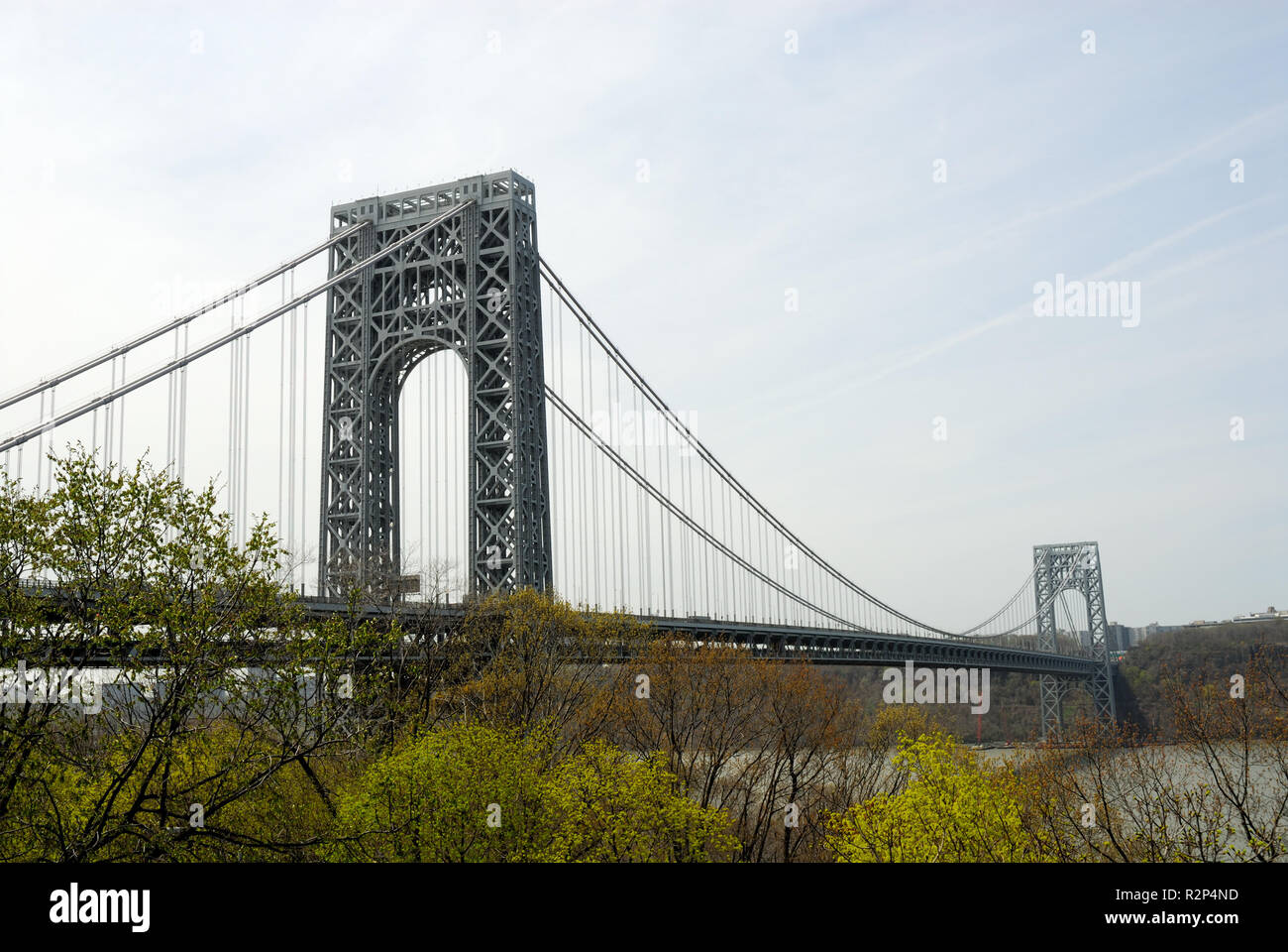 george washington bridge in new york Stock Photo - Alamy