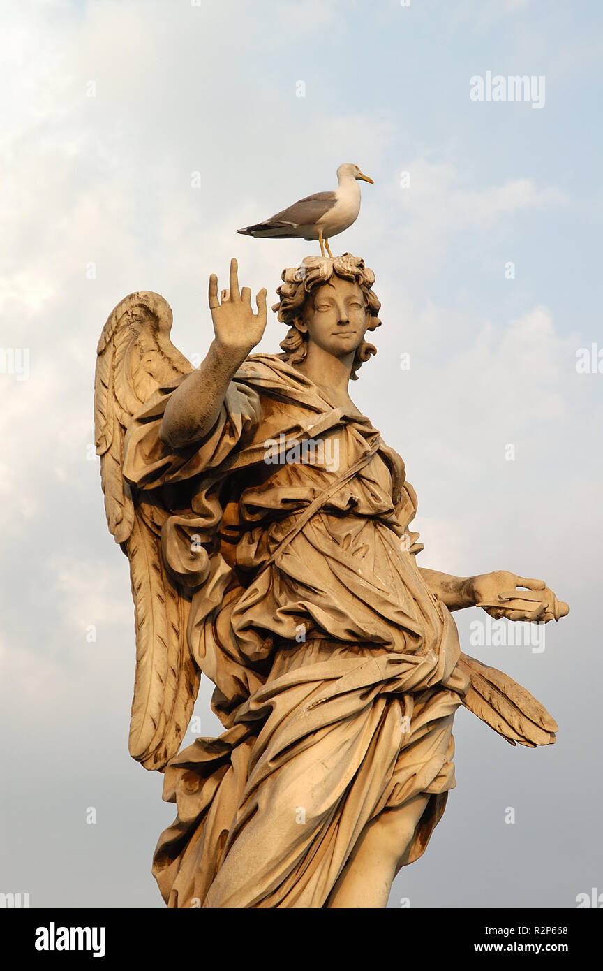 angel bridge in rome Stock Photo - Alamy