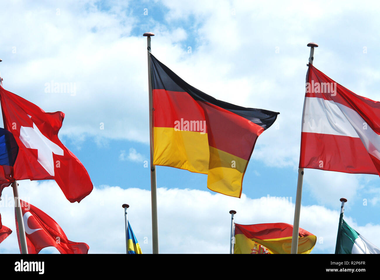 Land flags hi-res stock photography and images - Alamy