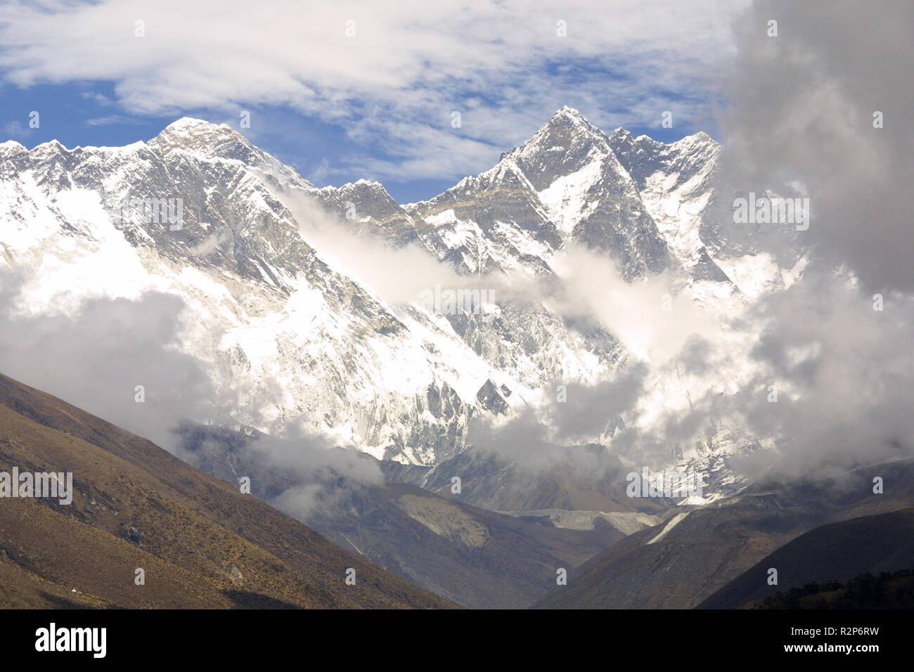 mount everest 8848 m - nepal,himalaya Stock Photo - Alamy