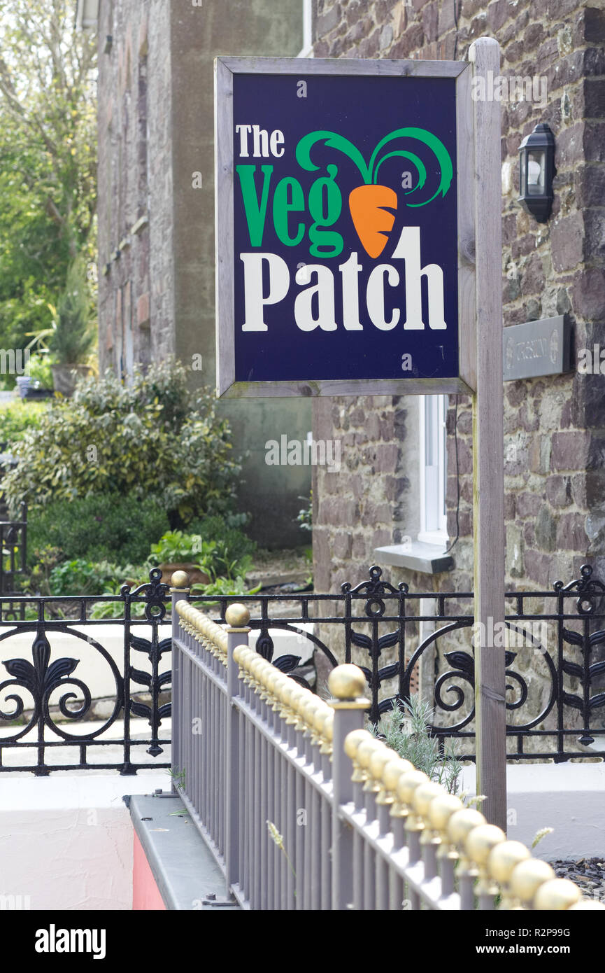 The Veg patch, shop sign Stock Photo - Alamy
