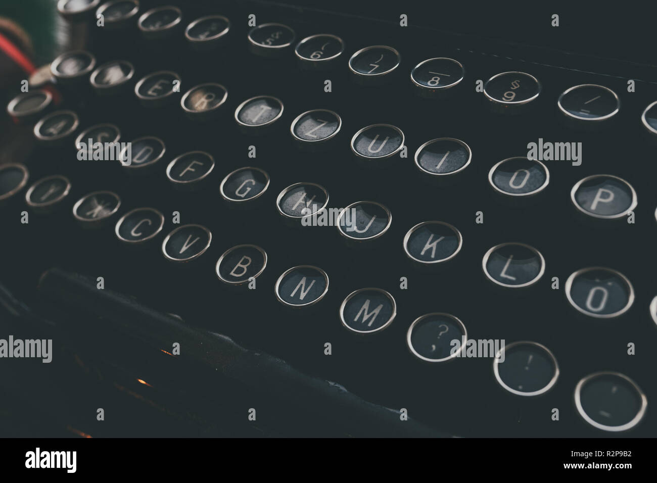 Old typewriter keys hi-res stock photography and images - Alamy