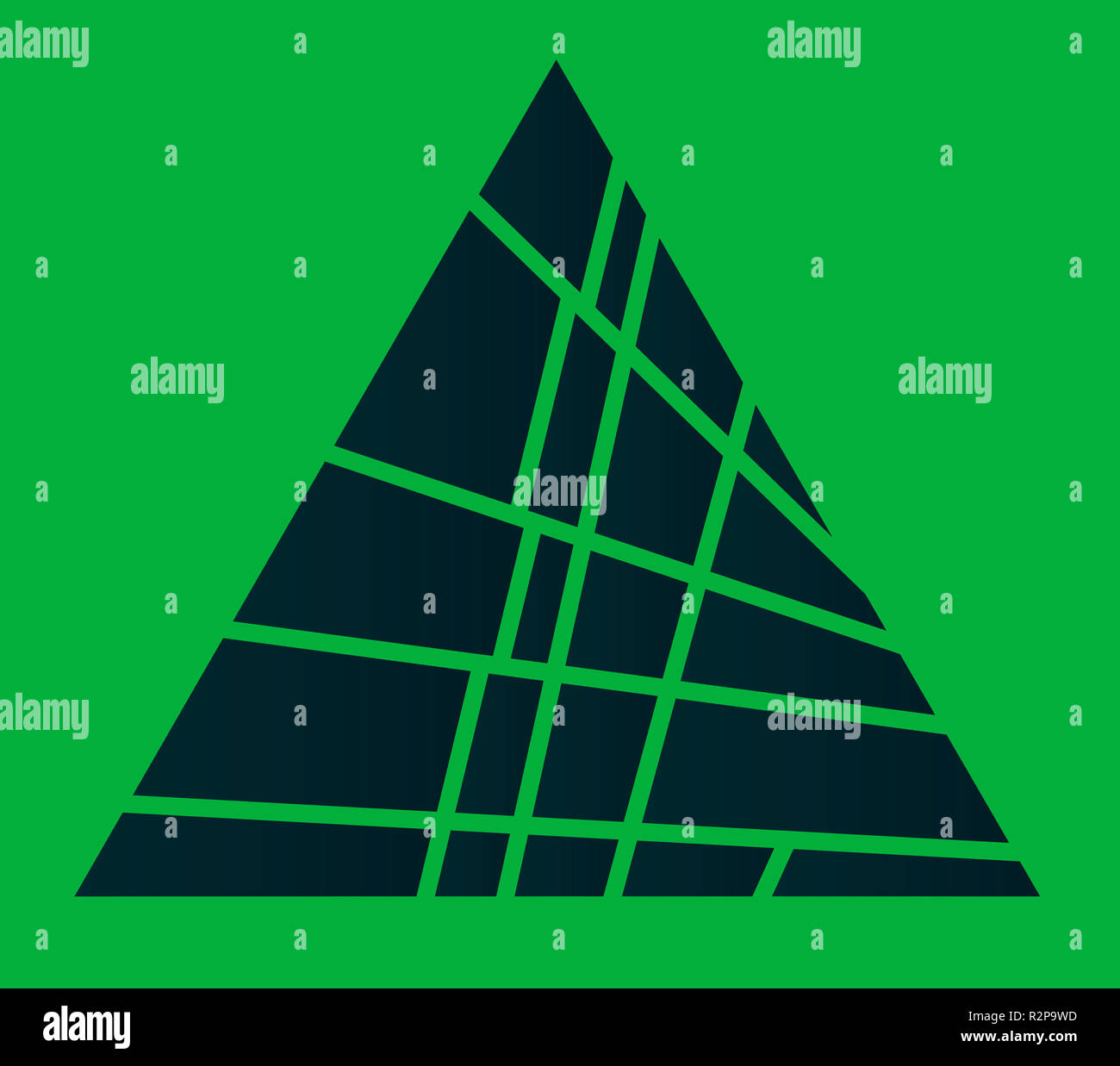 Green pyramid hi-res stock photography and images - Alamy