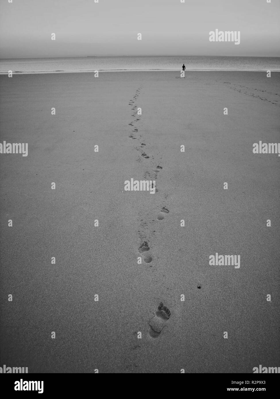 Human footprint silhouette Black and White Stock Photos & Images - Alamy