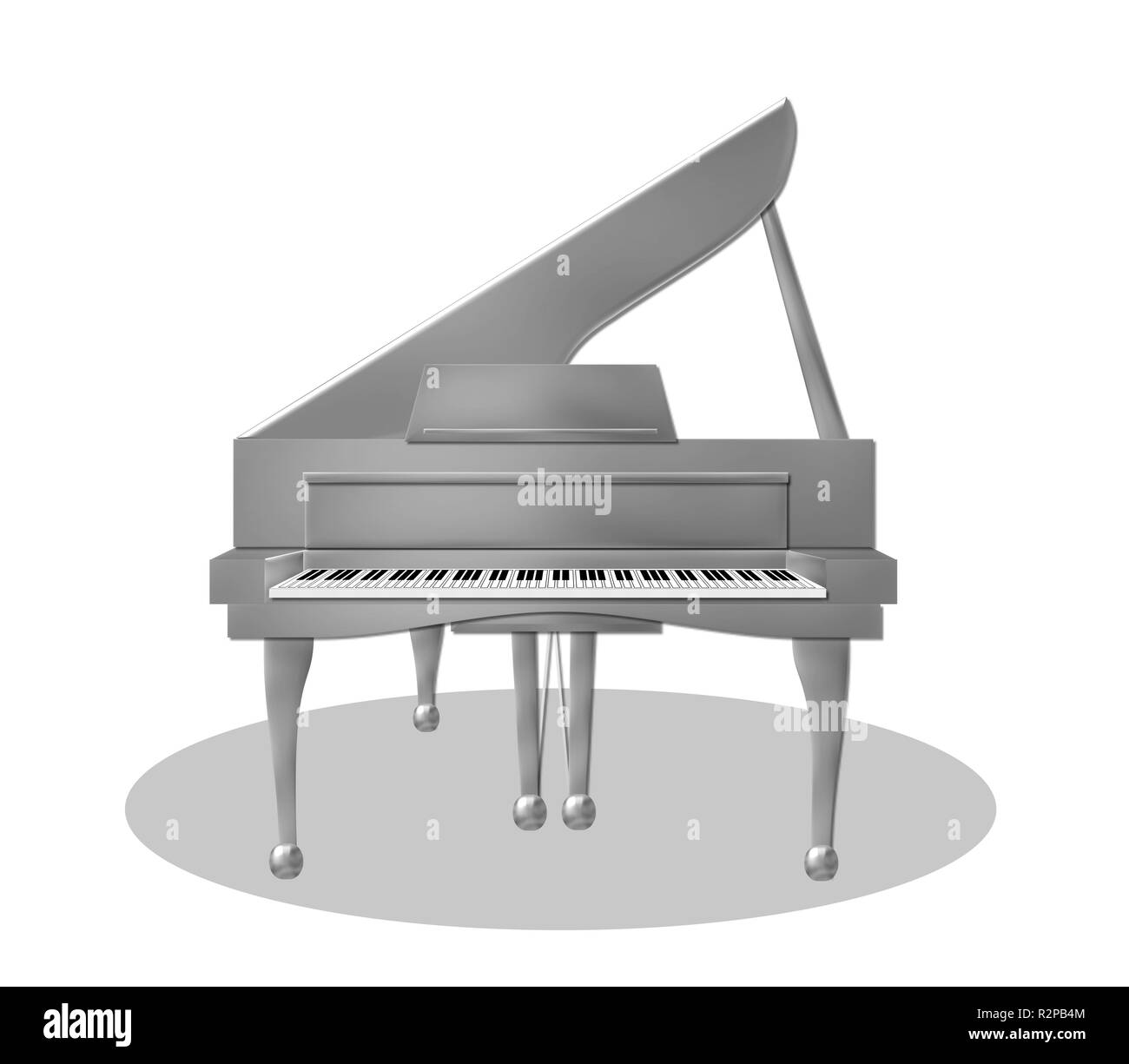 Play the piano Black and White Stock Photos & Images - Alamy