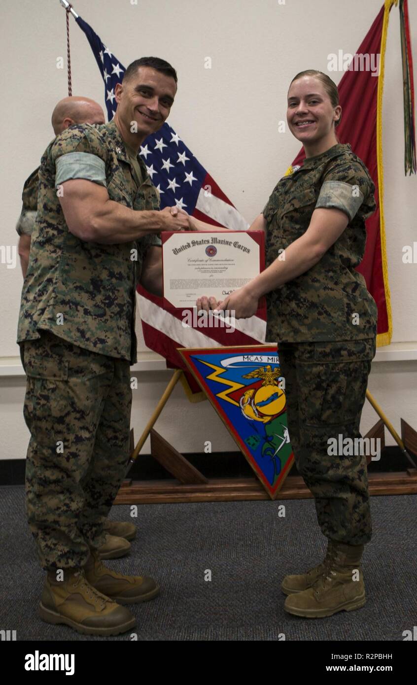 Col. Charles Dockery, commanding officer of Marine Corps Air Station ...