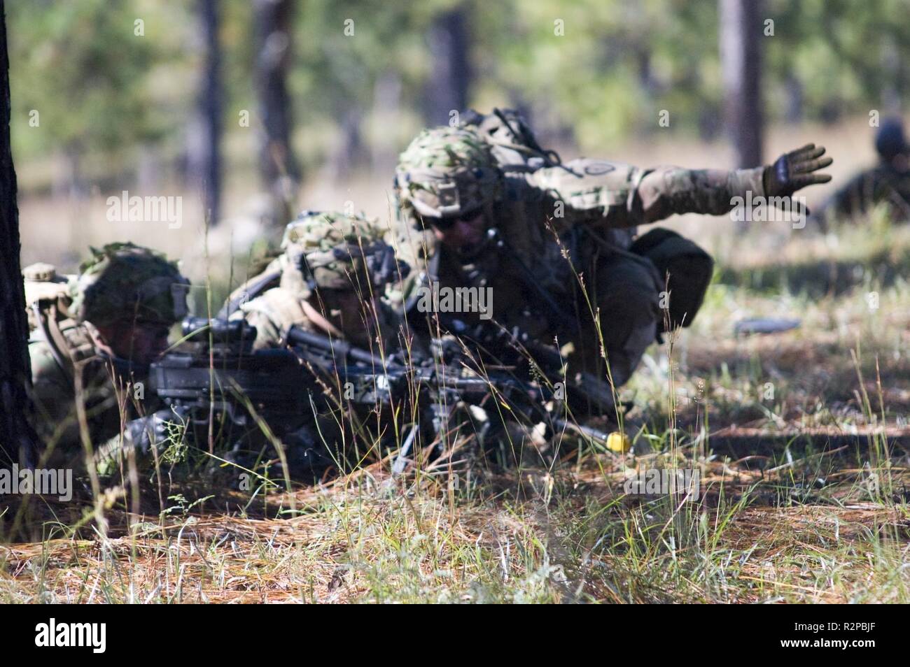 Soldiers from 1st Battalion 151st Infantry Regiment joined with 25th ...
