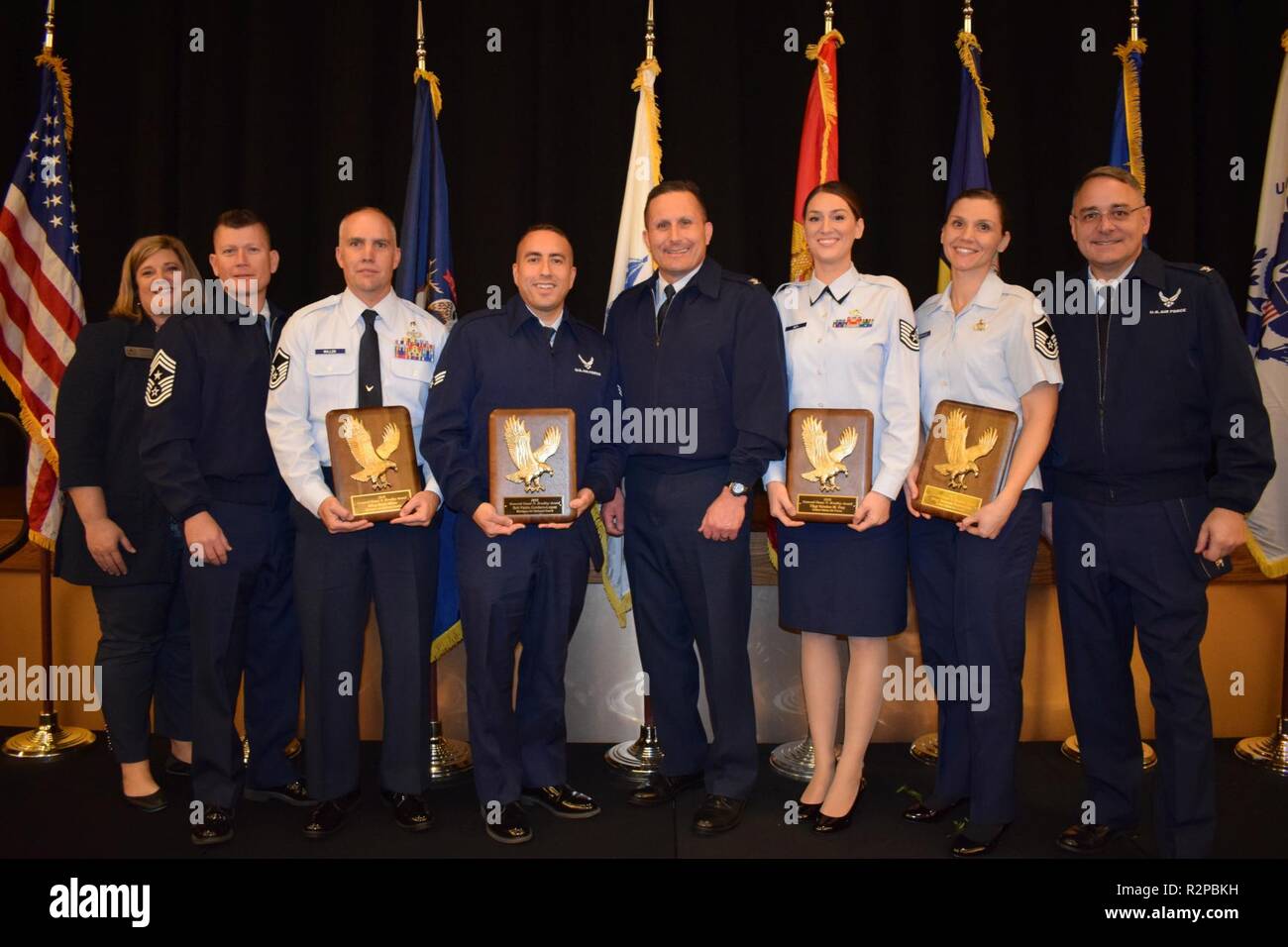 Five members of the 110th Attack Wing were presented with the Gen. Omar ...