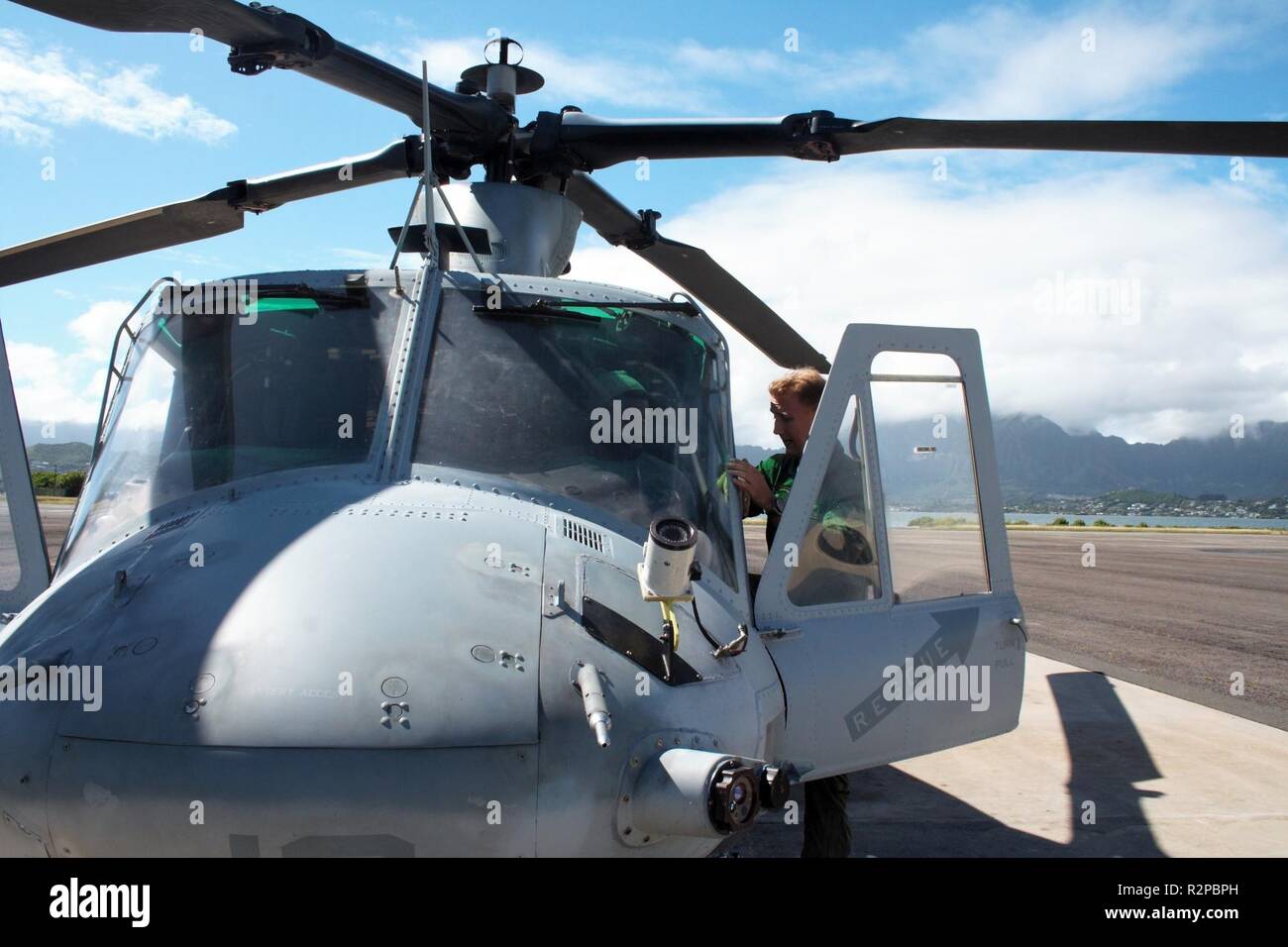 U.S. Marine Capt. Steve Vining, a pilot with Marine Light Attack ...