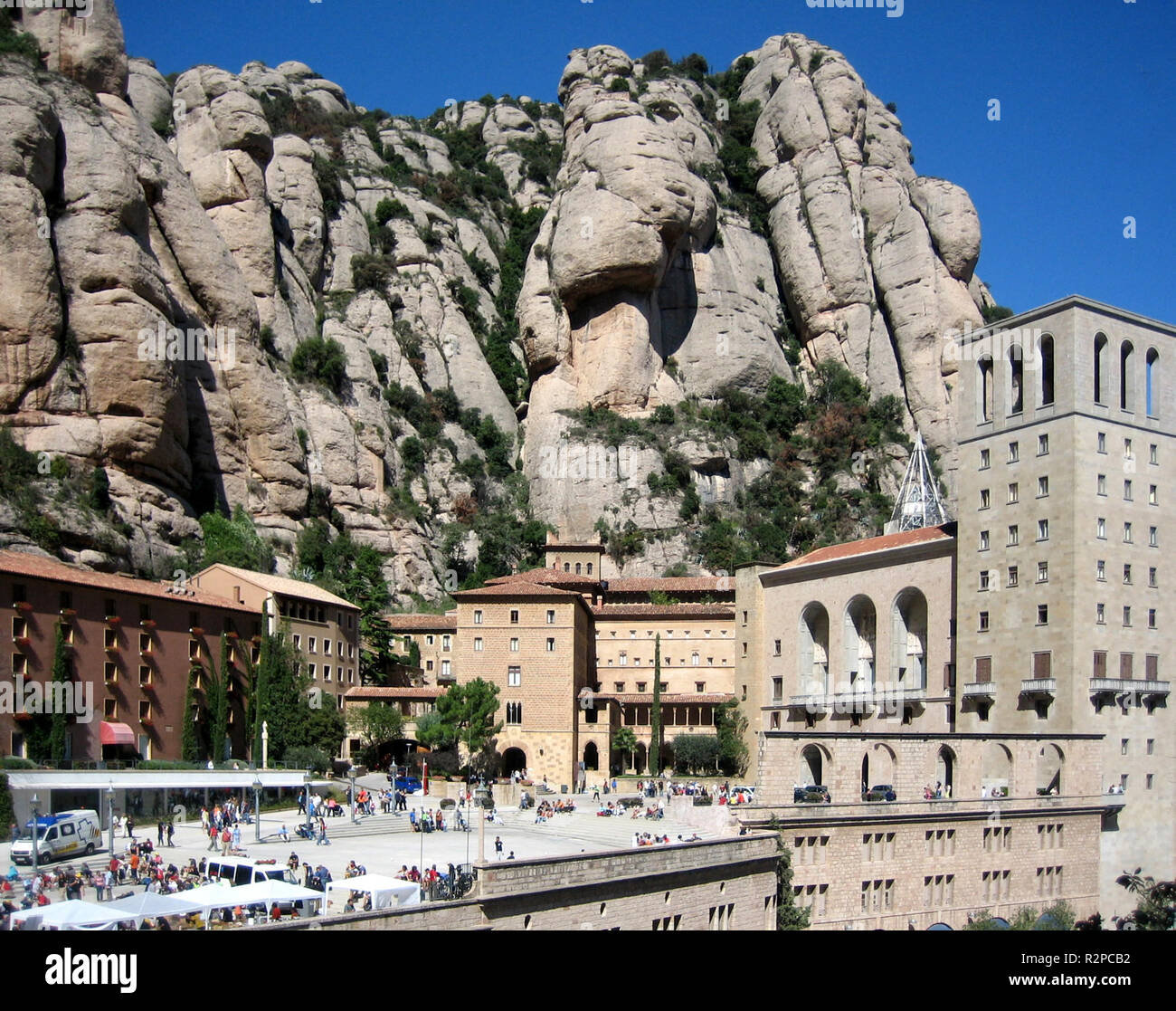 monestir santa maria de montserrat Stock Photo - Alamy