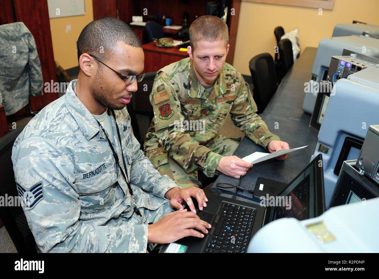 Staff Sgt. Wiggin Bernadotte, a cyber warfare operator in the ...