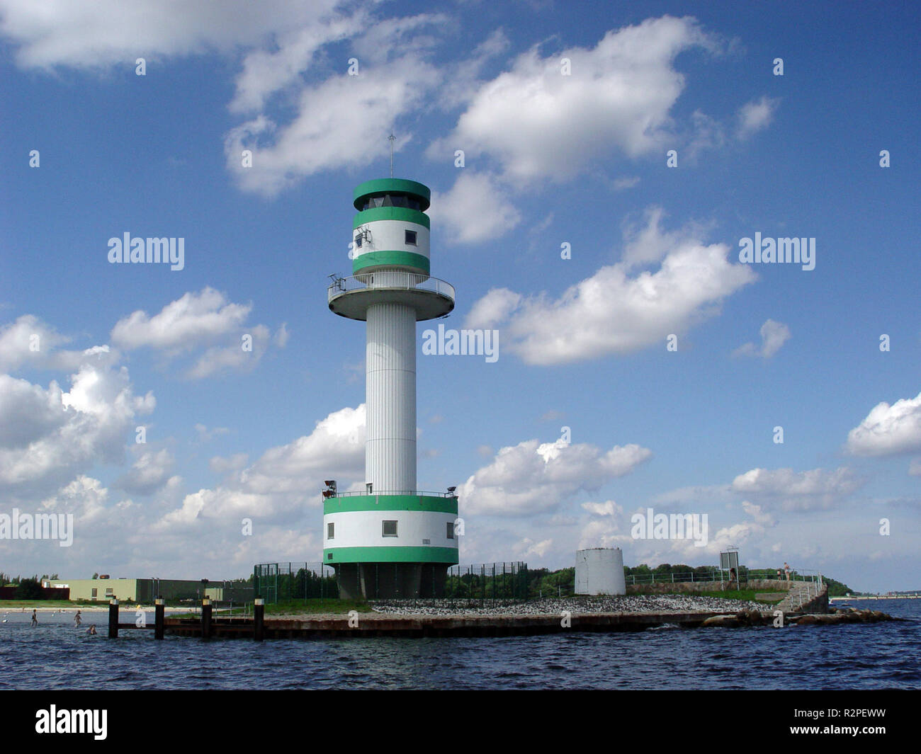lighthouse kiel falckenstein 01 Stock Photo - Alamy