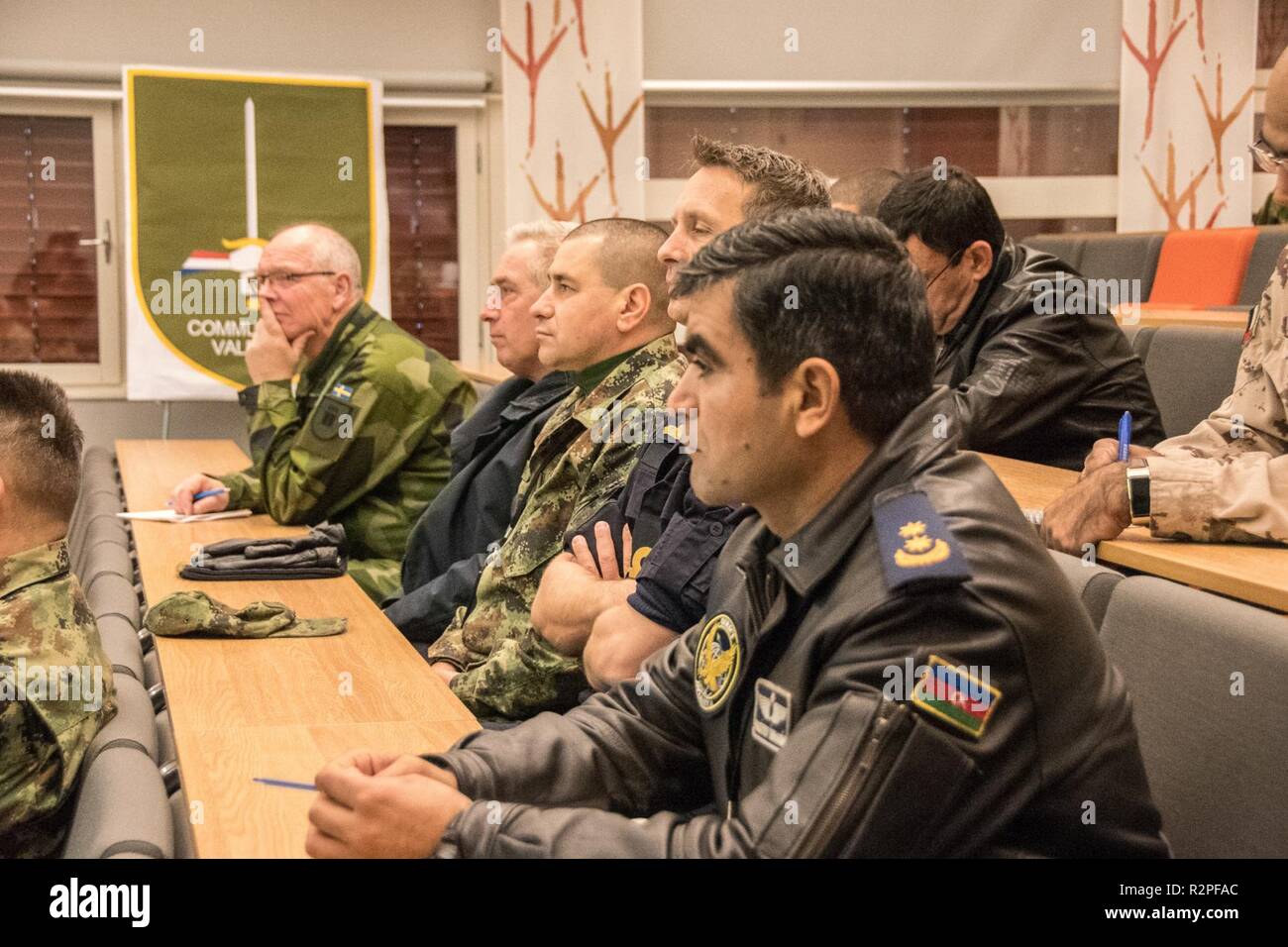 A group of observers of the Partnership For Peace visited the ...