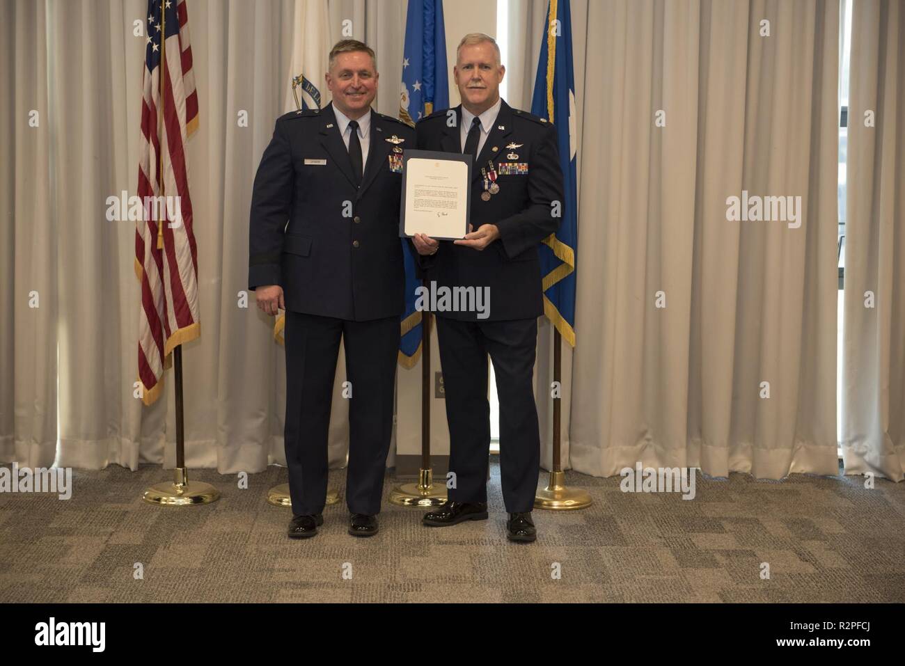 Lt. Col. David Bascom retired from Otis Air National Guard Base on ...
