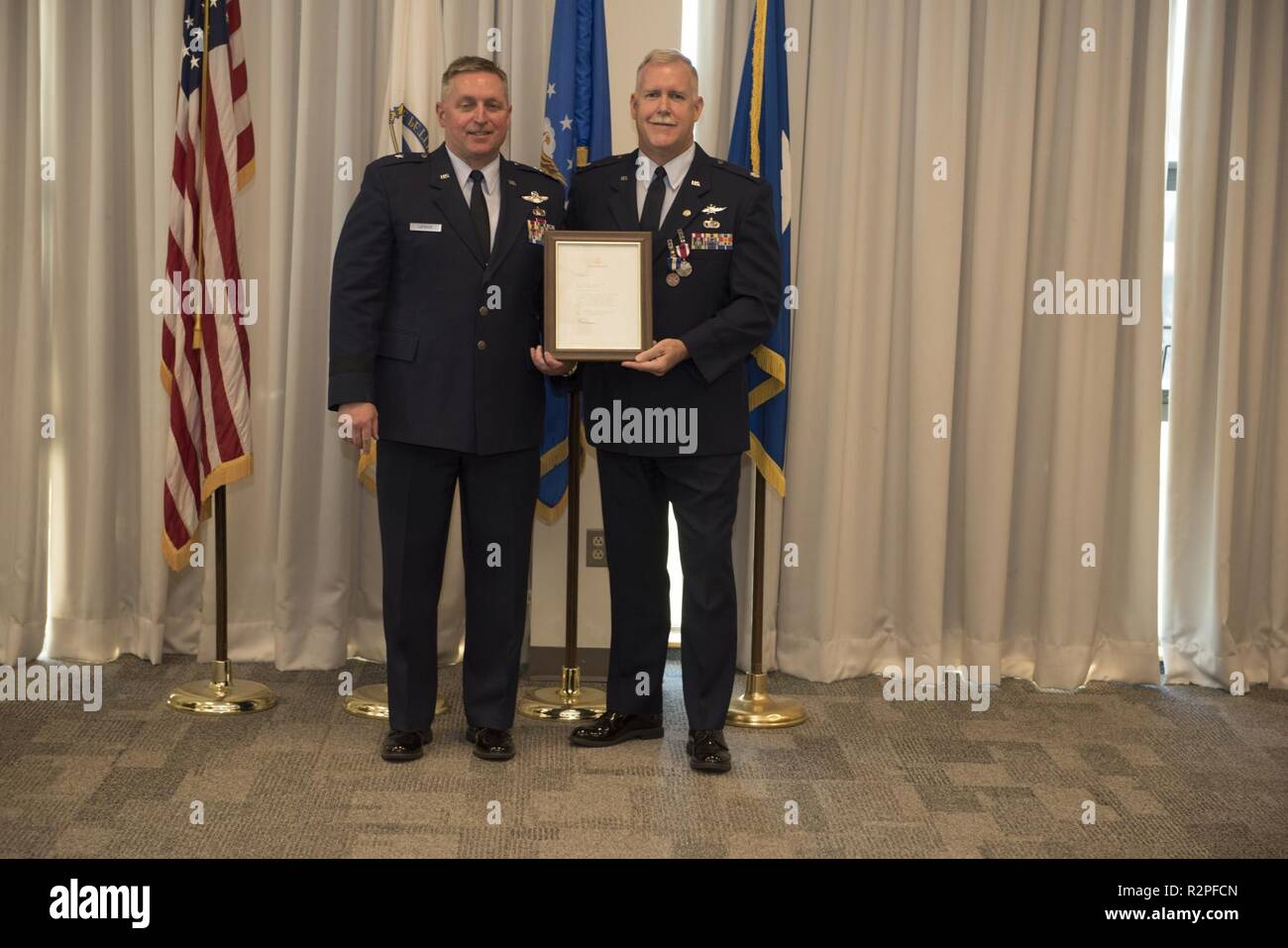 Lt. Col. David Bascom retired from Otis Air National Guard Base on ...