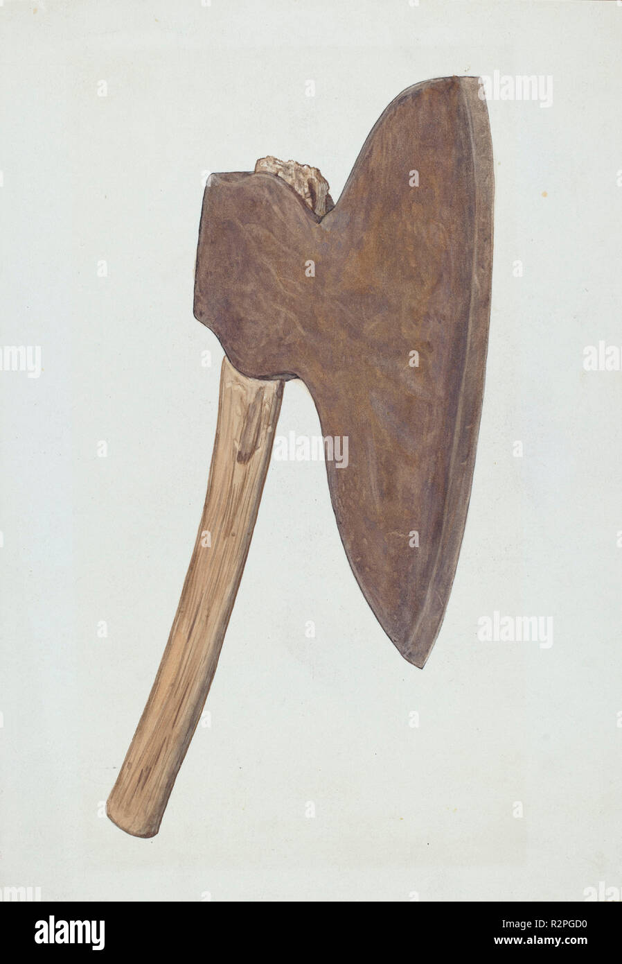 Pioneeer Broad Axe. Dated: c. 1941. Dimensions: overall: 28.1 x 19.5 cm ...