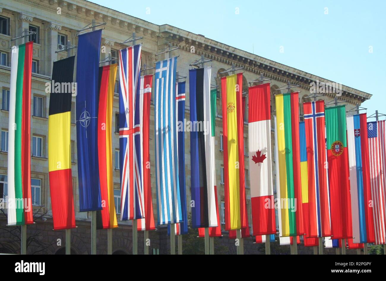 World pennant flags hi-res stock photography and images - Alamy