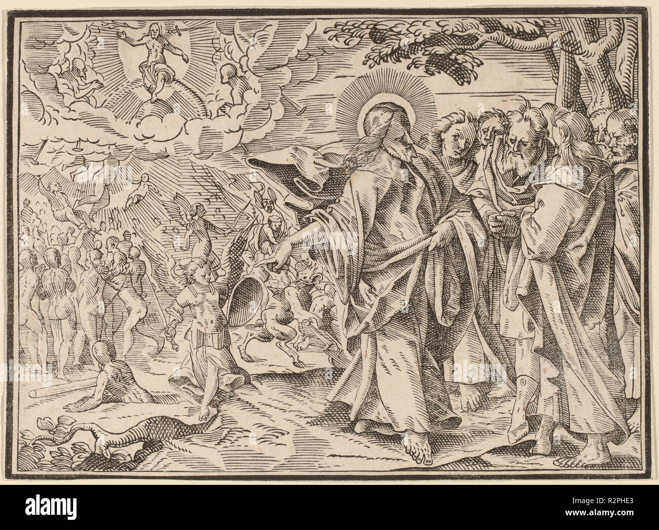 Christ Tells His Disciples of the Last Judgment. Dated: published 1630 ...