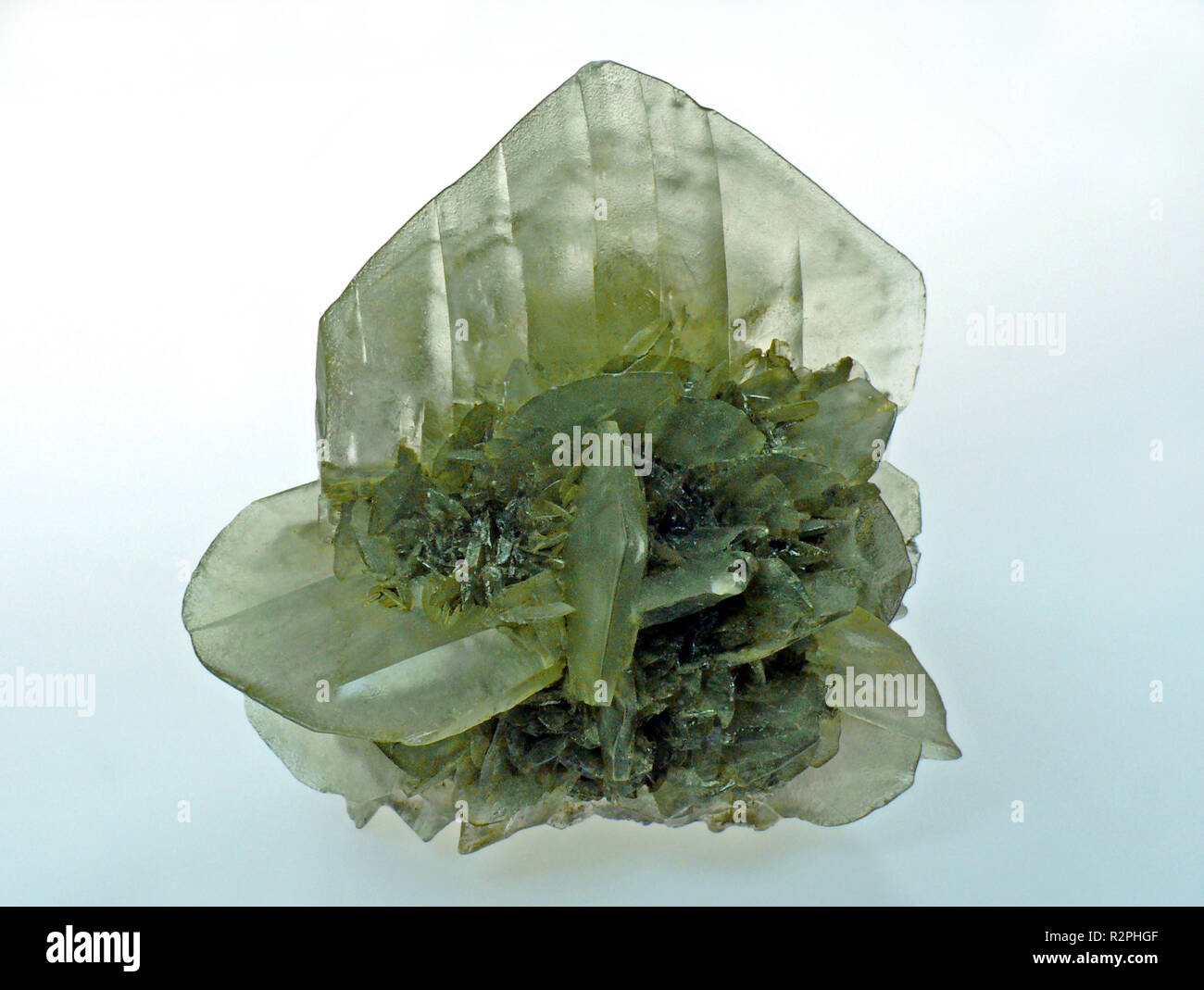 Green Gypsum Crystals