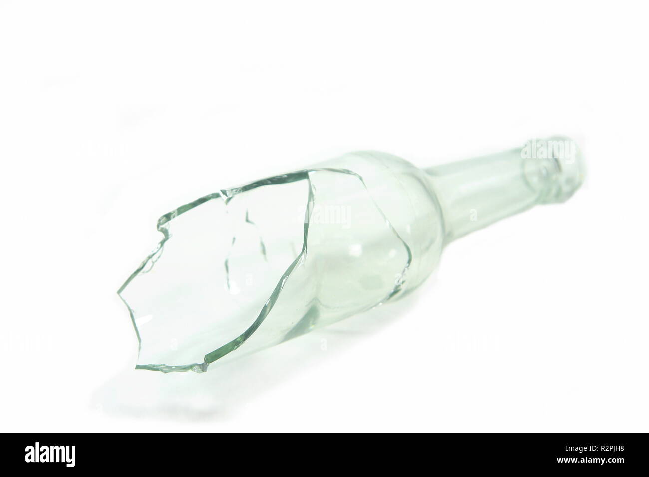 Breaking bottles Cut Out Stock Images & Pictures - Alamy