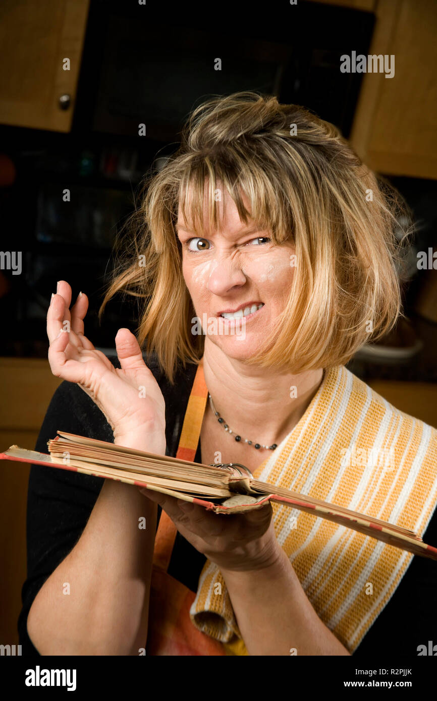 Harried woman hi-res stock photography and images - Alamy