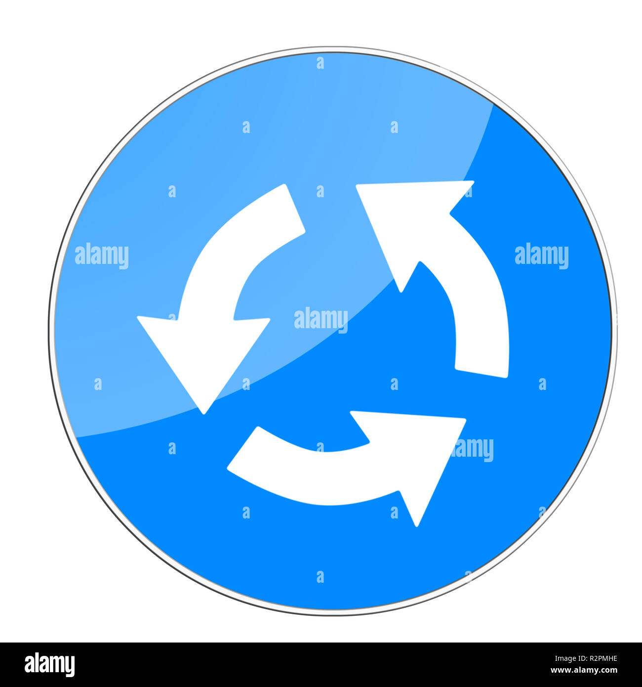Roundabout pictogram hi-res stock photography and images - Alamy