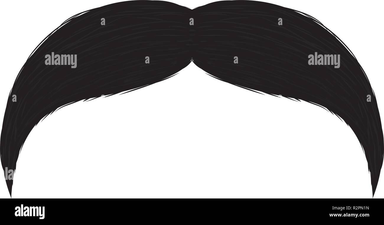 Abstract cute mustache Stock Vector Image & Art - Alamy