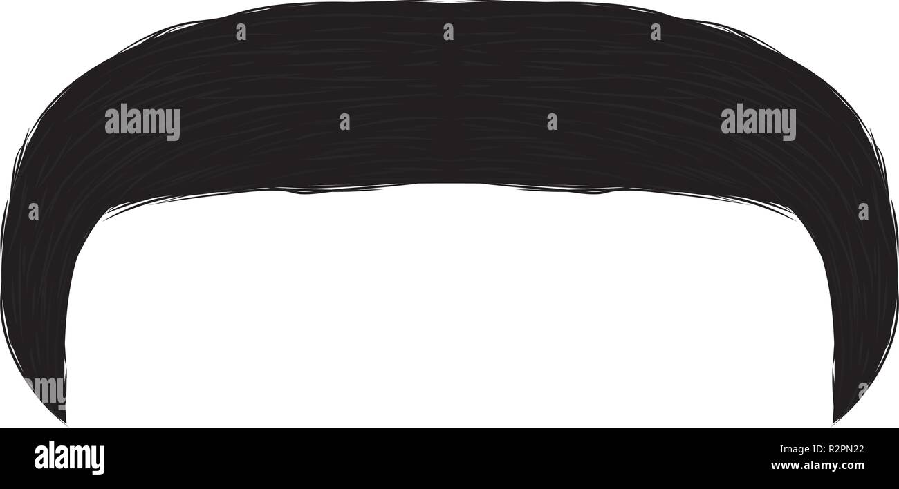 Abstract cute mustache Stock Vector Image & Art - Alamy