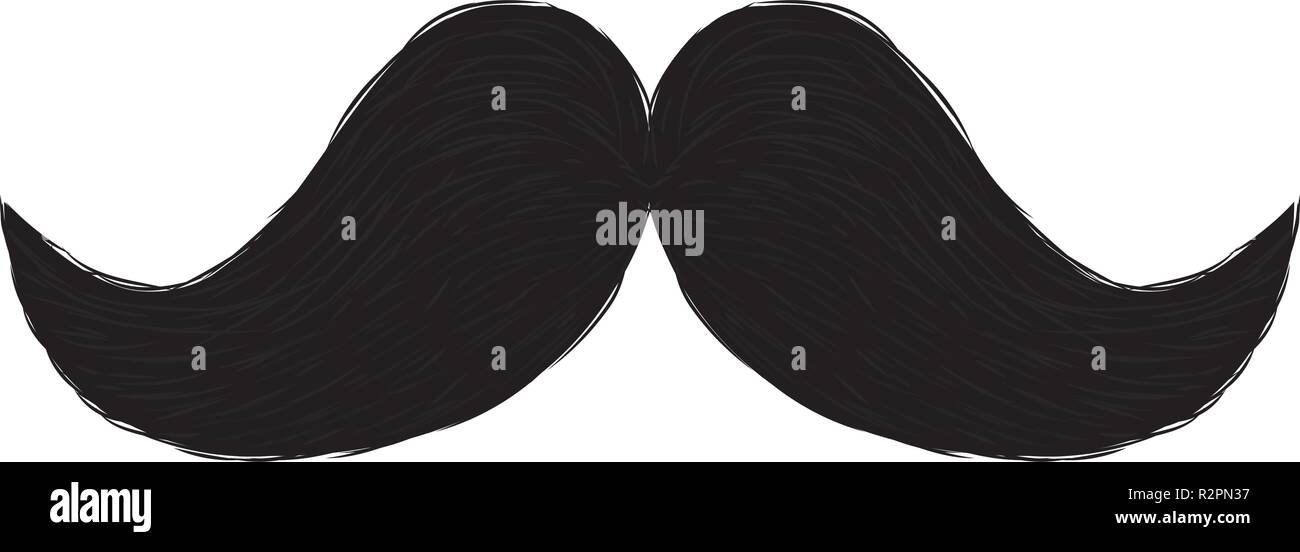 Abstract cute mustache Stock Vector Image & Art - Alamy