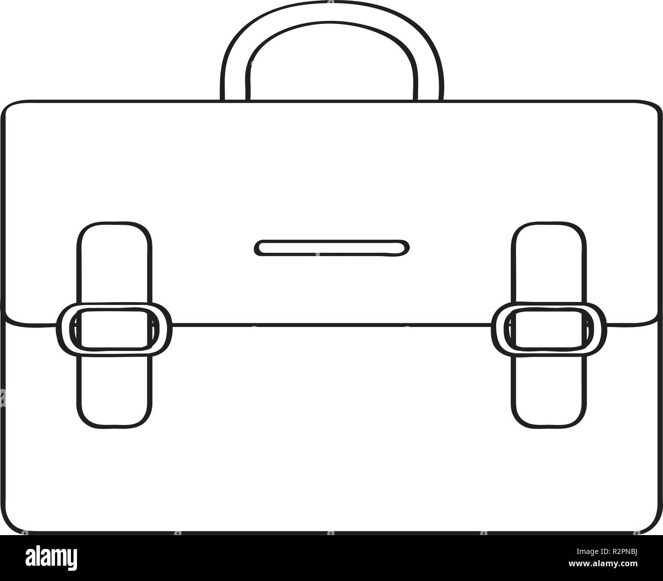 Isolated business suitcase icon Stock Vector Image & Art - Alamy