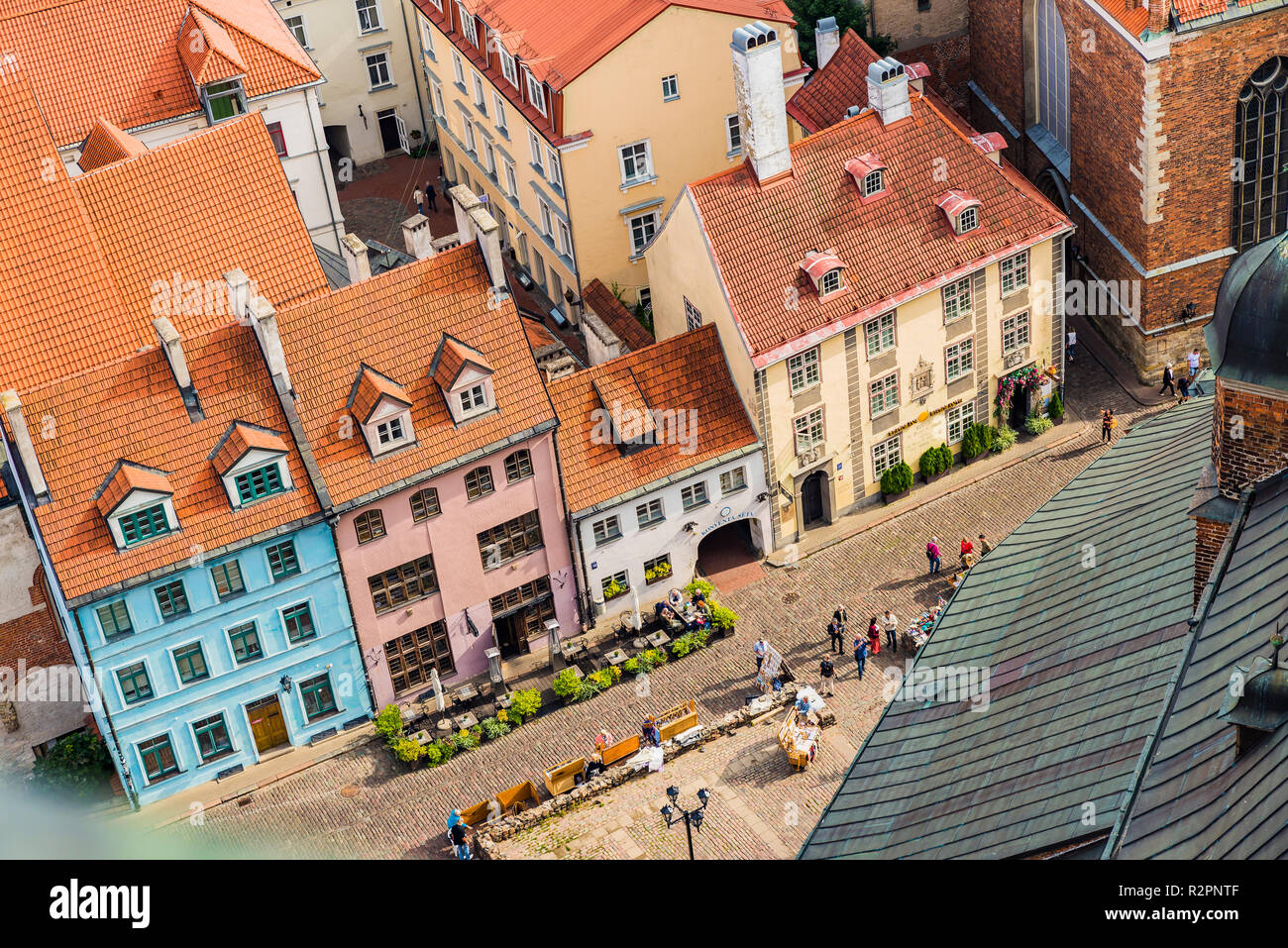Riga as seen from above hi-res stock photography and images - Alamy