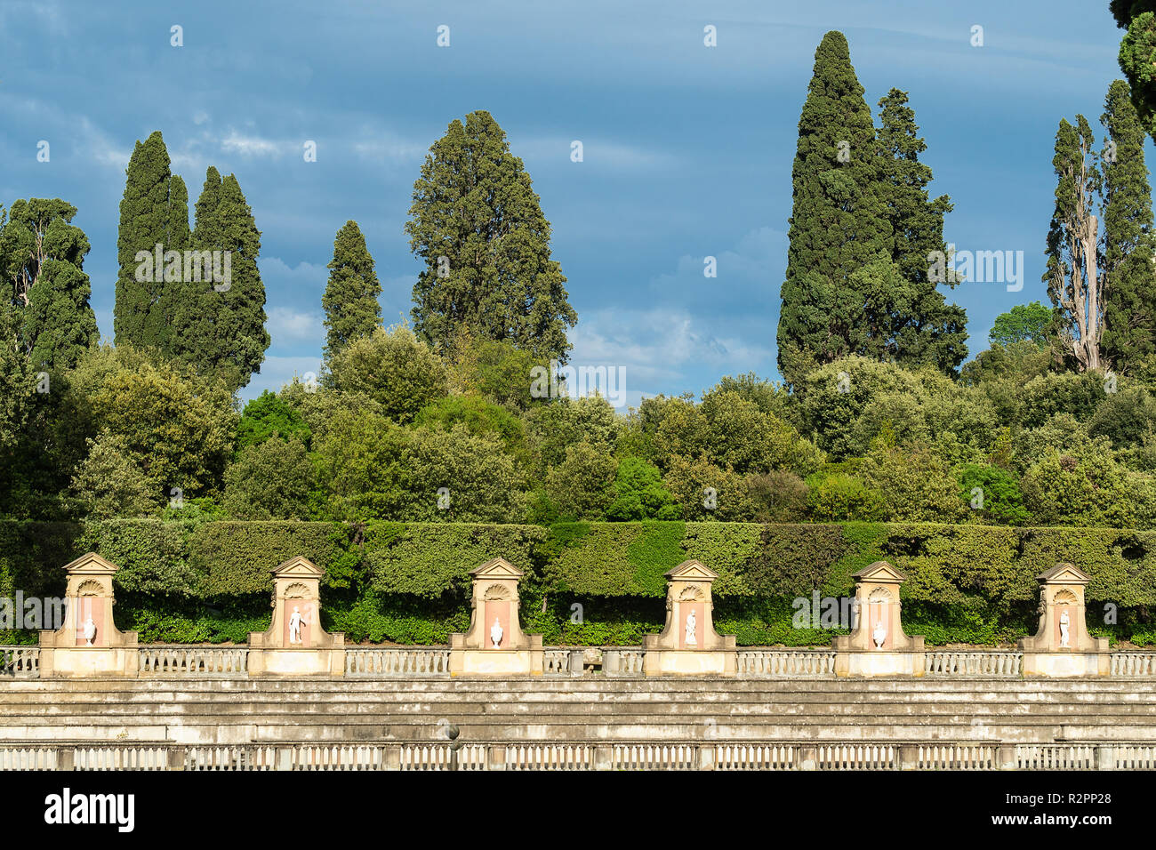 Florence, Giardino di Boboli, Amphitheatre Stock Photo - Alamy
