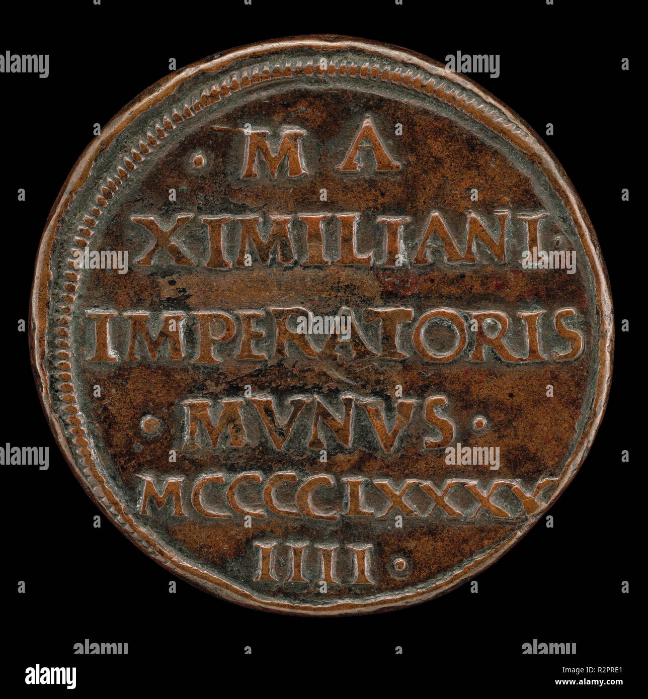 Inscription [reverse]. Dated: 1494. Medium: bronze//Struck. Museum ...