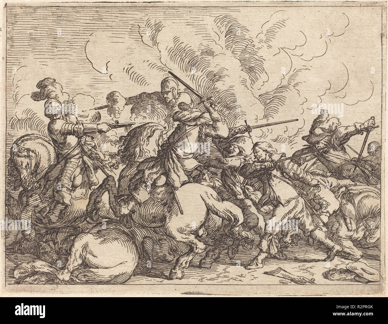 Capricci di varie battaglie. Dated: 1635. Medium: etching on laid paper ...