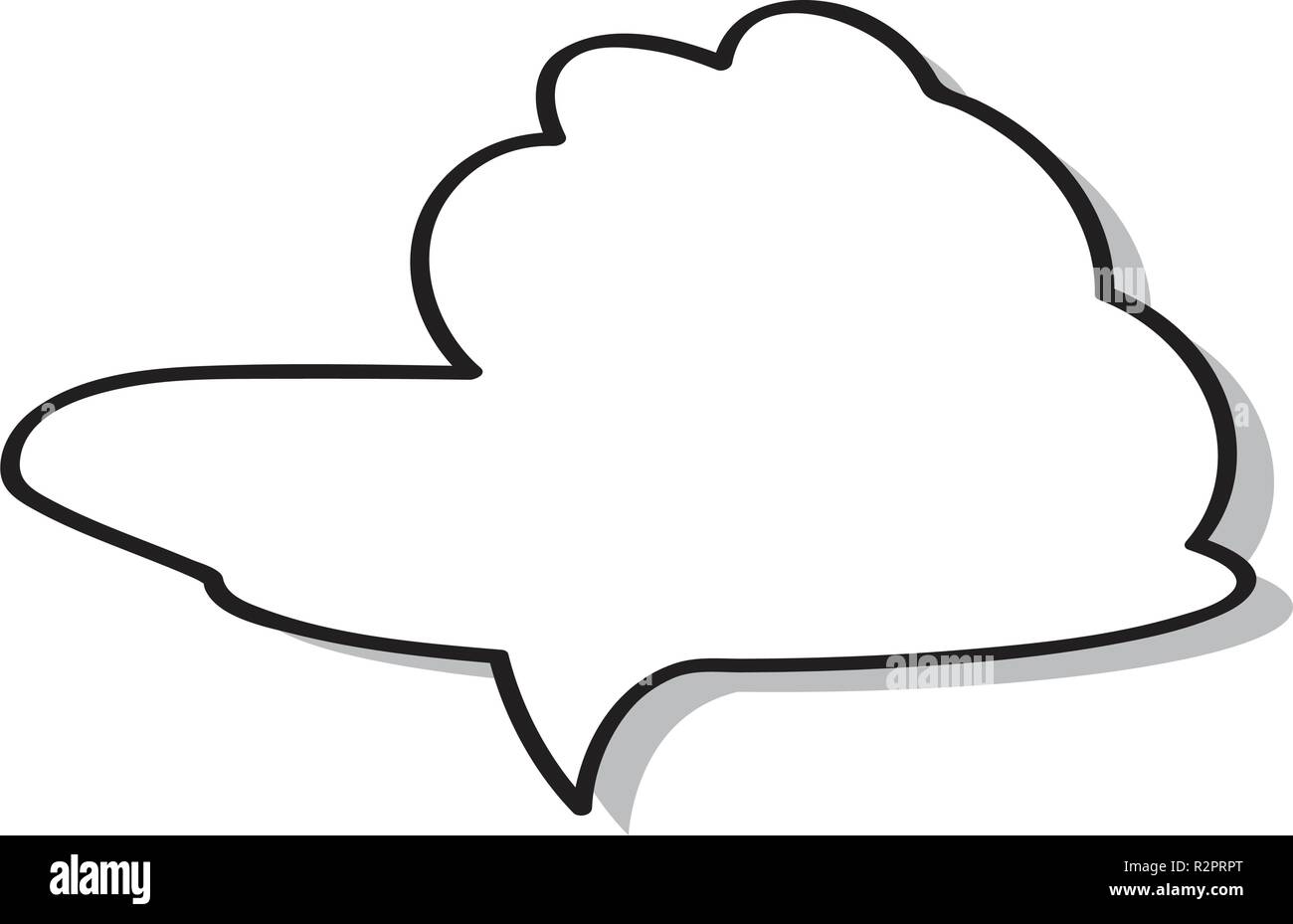 Isolated empty bubble chat Stock Vector Image & Art - Alamy