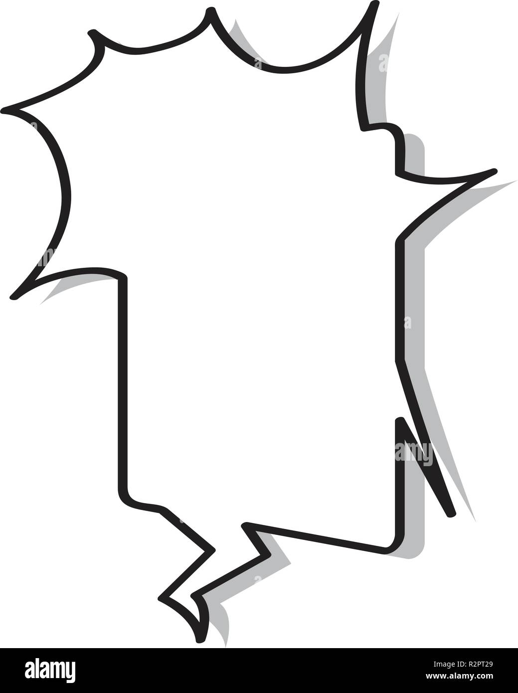 Isolated empty bubble chat Stock Vector Image & Art - Alamy