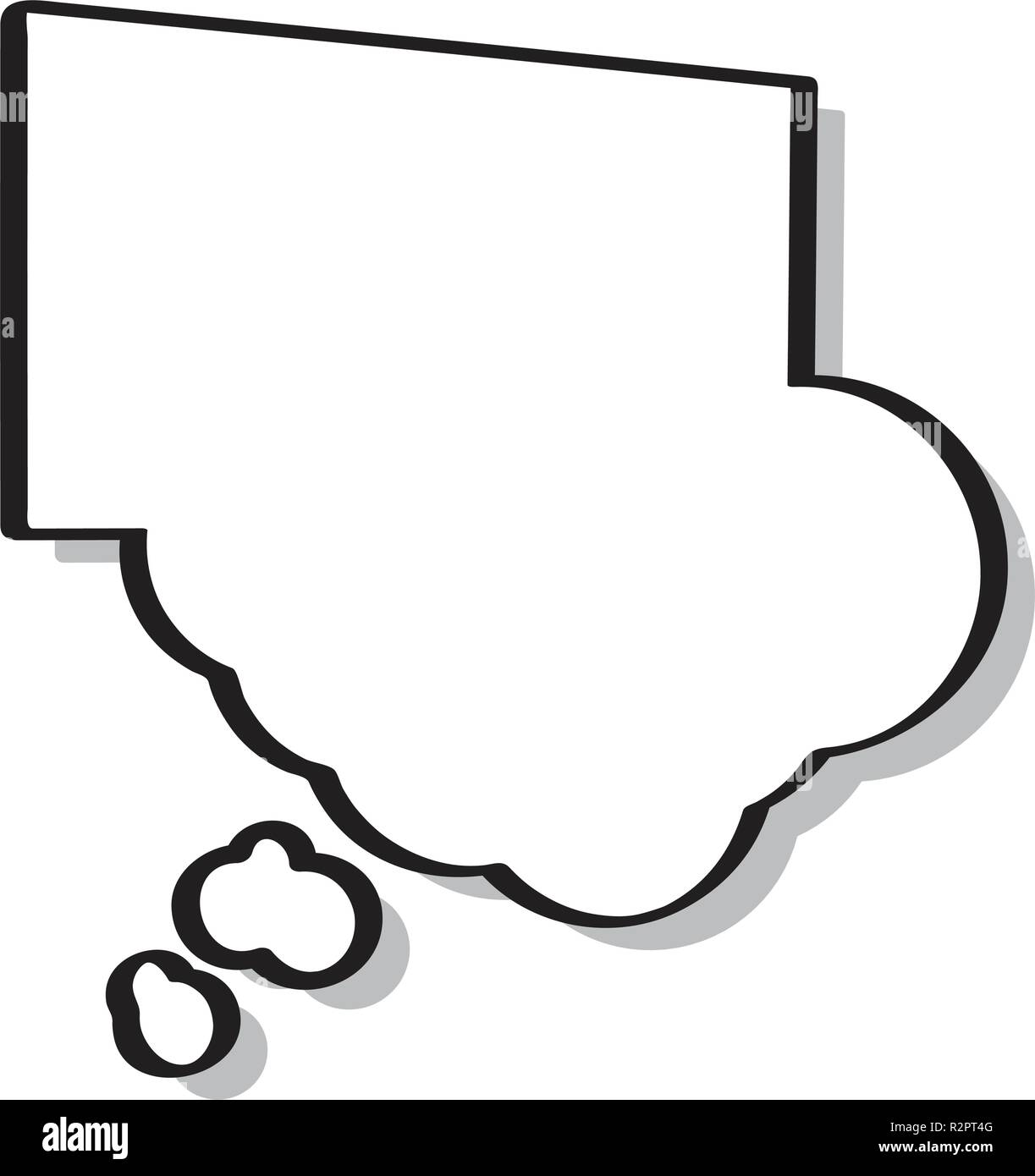 Isolated empty bubble chat Stock Vector Image & Art - Alamy