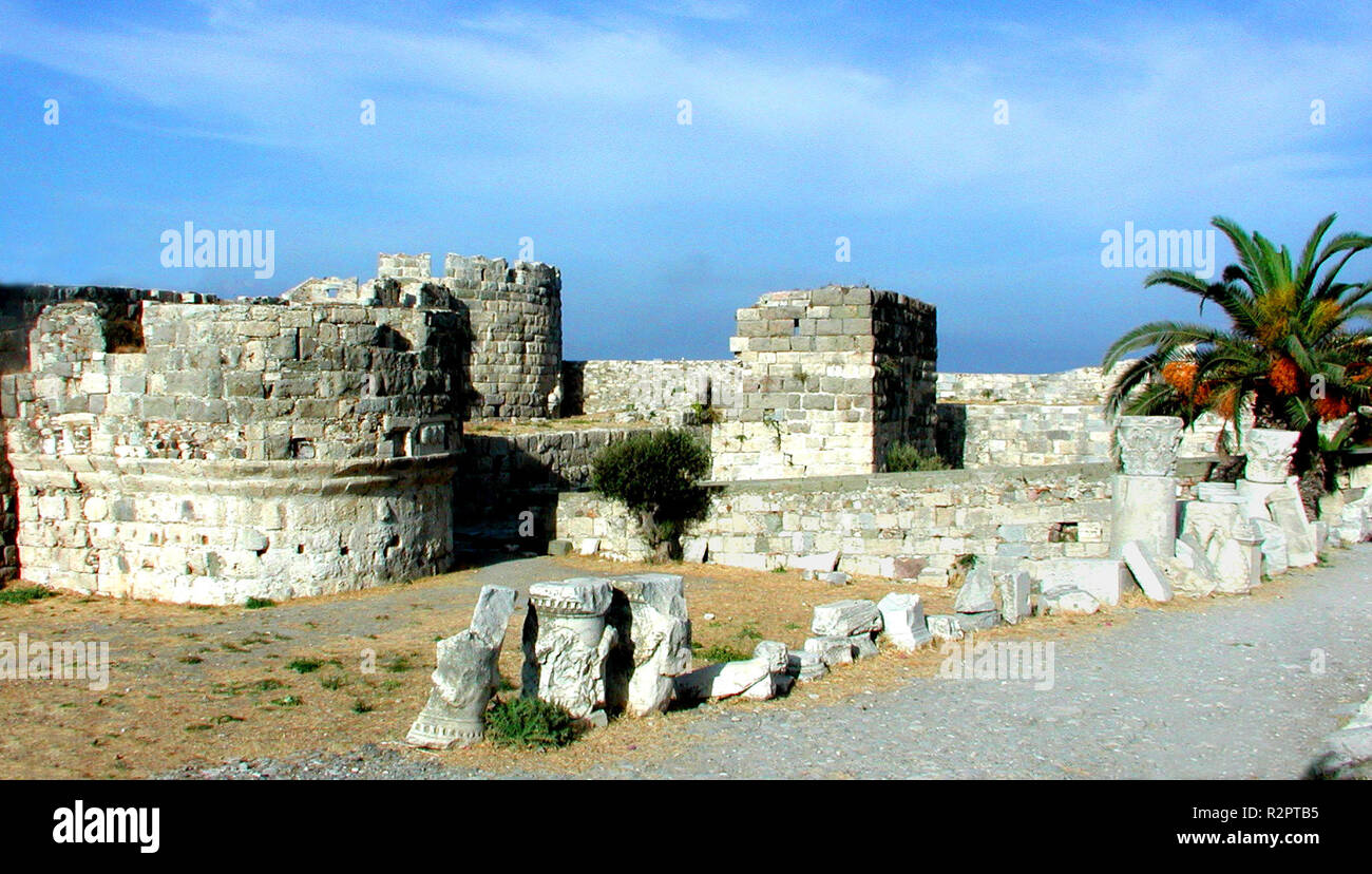 ruins on kos Stock Photo - Alamy