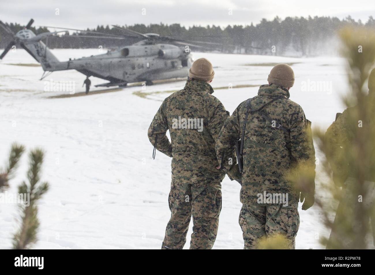 U.S. Marine Col. Jordan D. Walzer, the commanding officer of II Marine ...