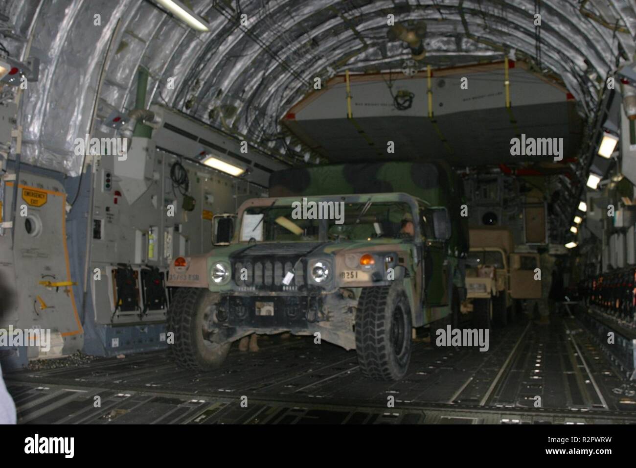 Soldiers and equipment from the 63rd Expeditionary Signal Battalion ...