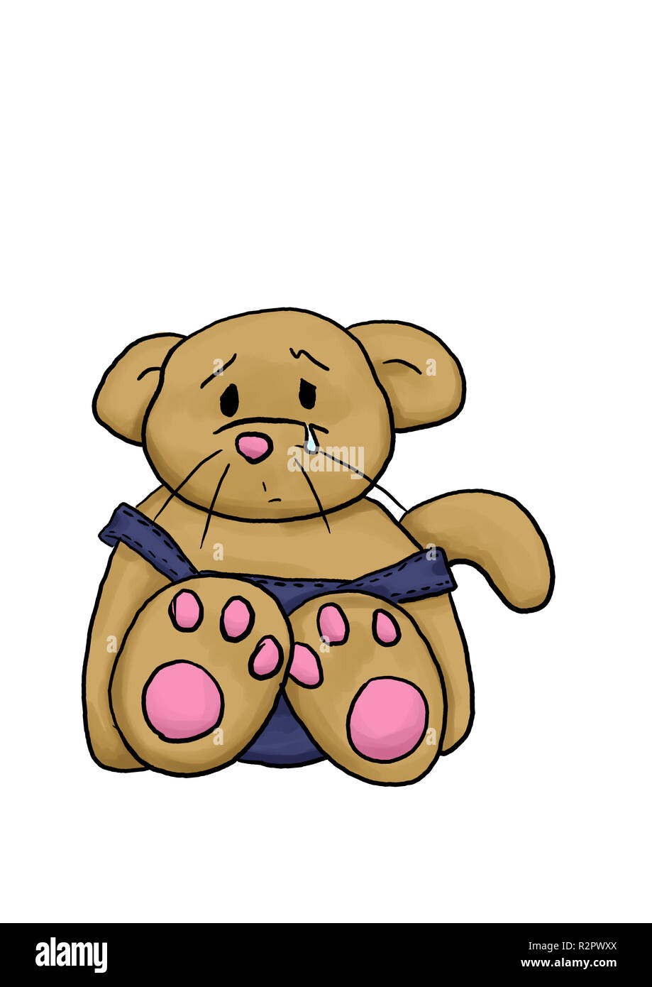 Sad Teddy Bear Clipart