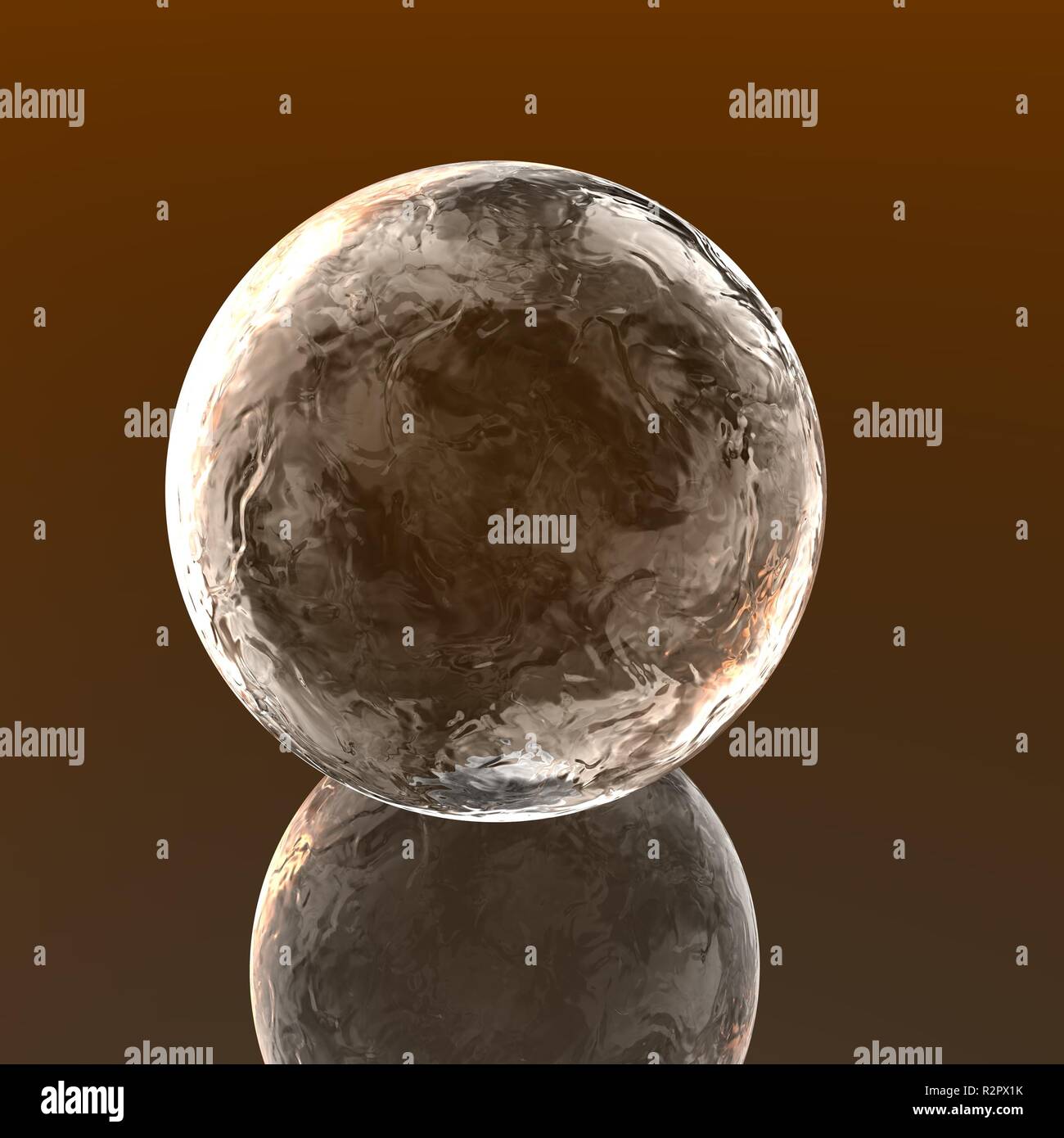 3d glass sphere Stock Photo - Alamy