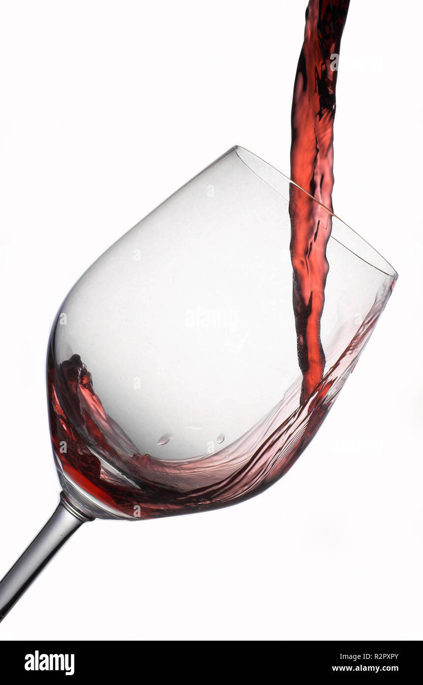 red wine being poured Stock Photo - Alamy
