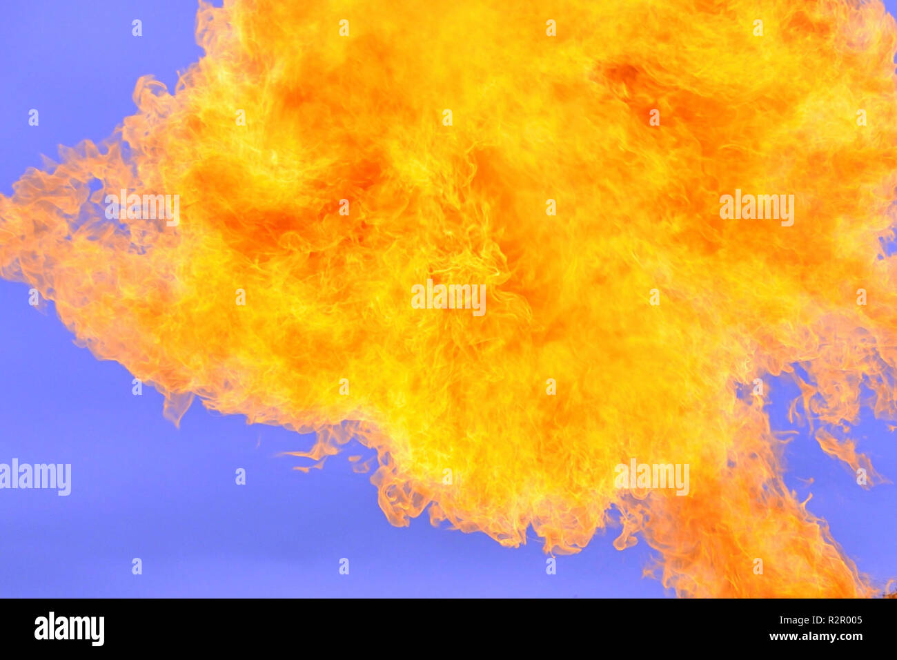 Red blaze fire explosion flame hi-res stock photography and images - Alamy
