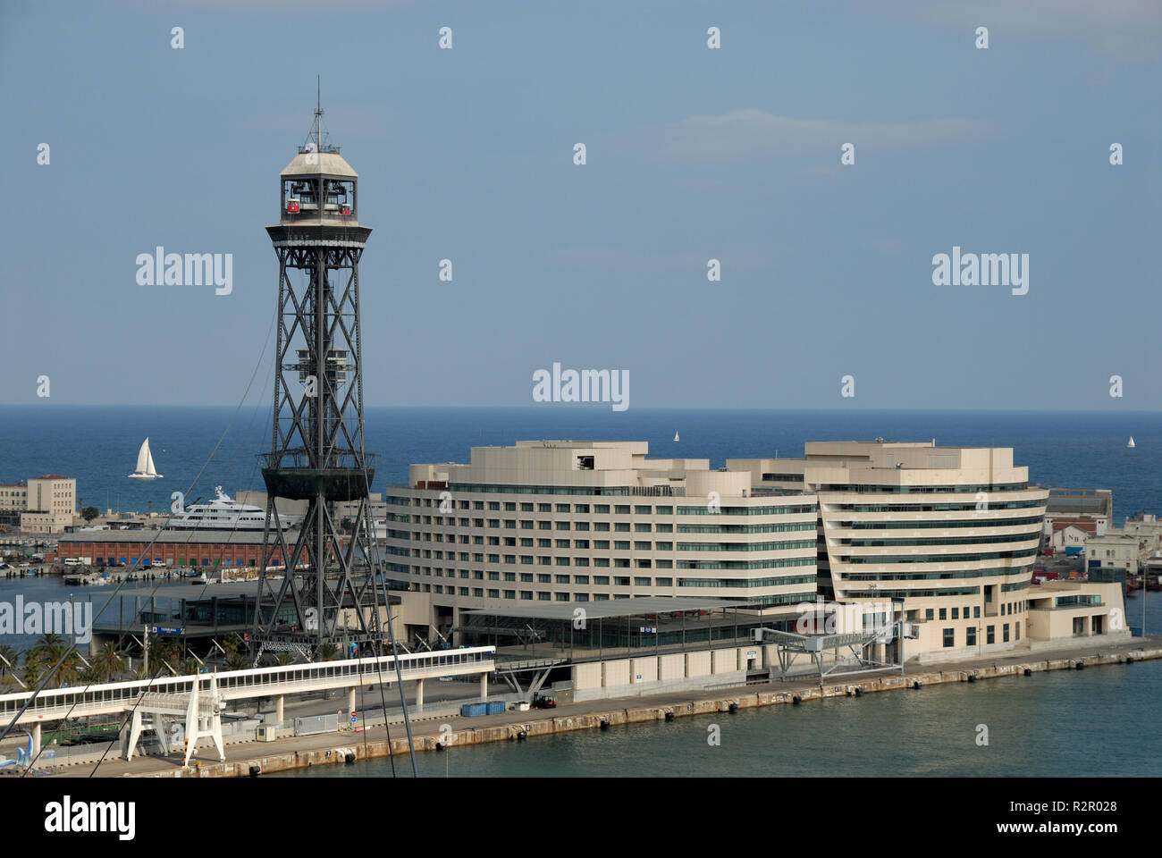 world trade center in barcelona,u200bu200bspain Stock Photo - Alamy