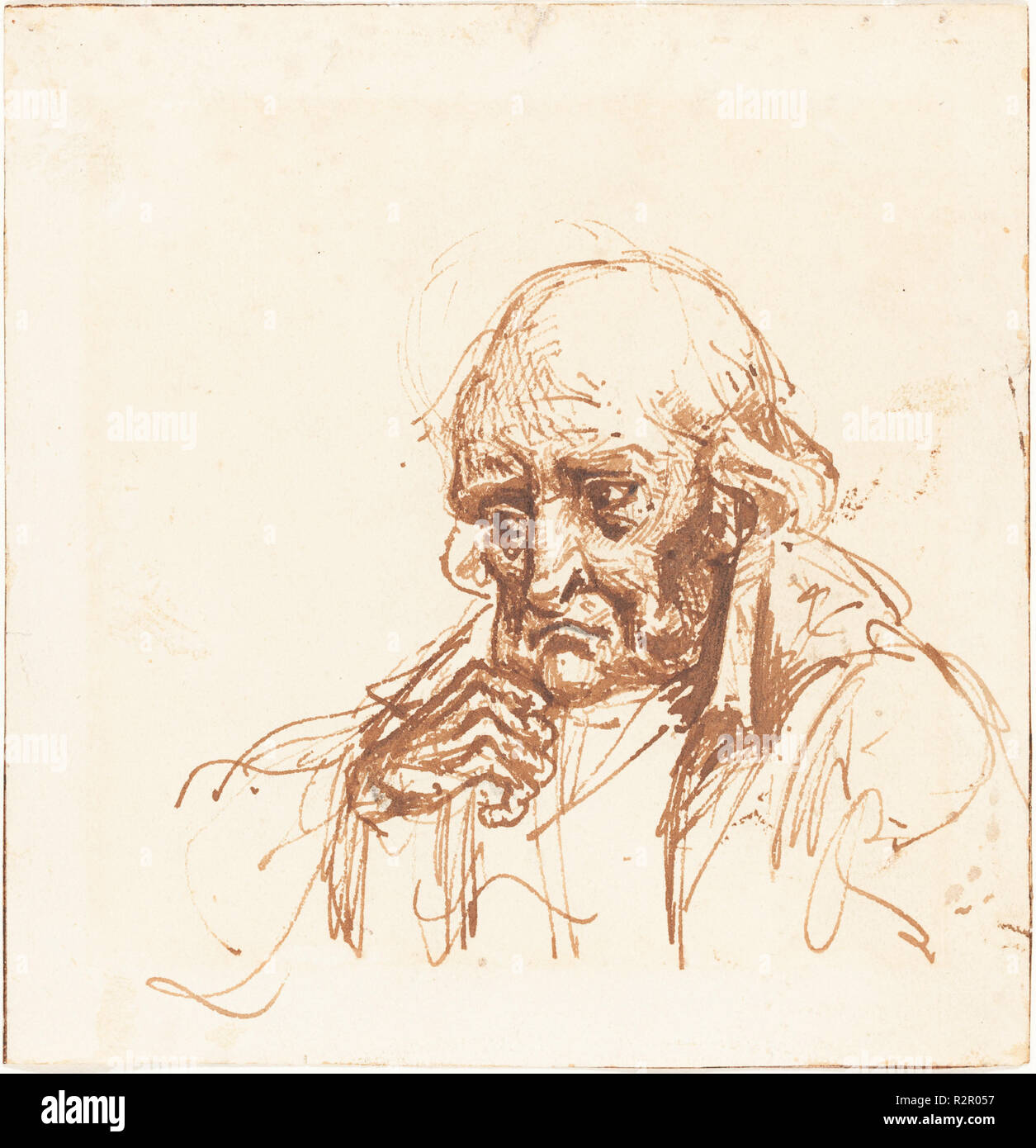 Pen and ink old man hi-res stock photography and images - Alamy