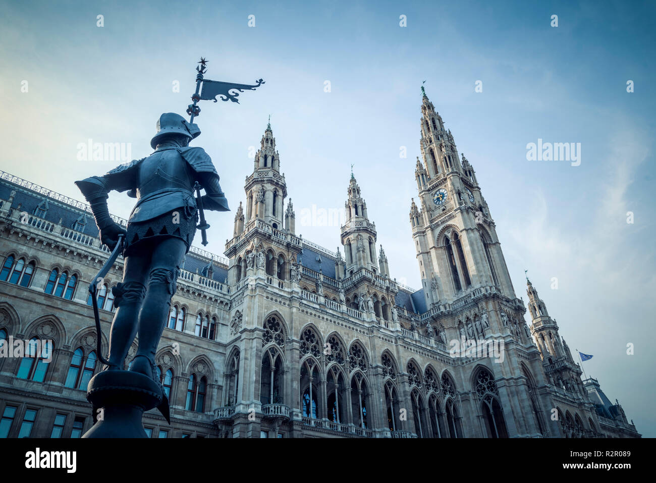 Statue of rathausmann vienna hi-res stock photography and images - Alamy
