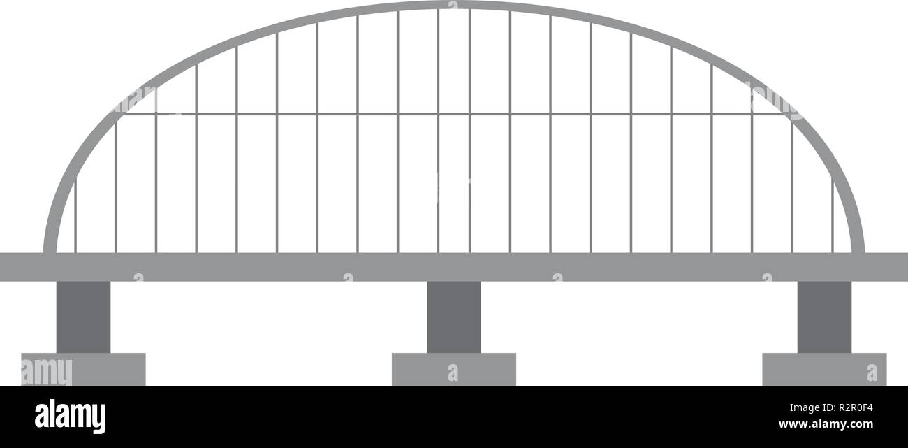 Isolated bridge structure Stock Vector Image & Art - Alamy